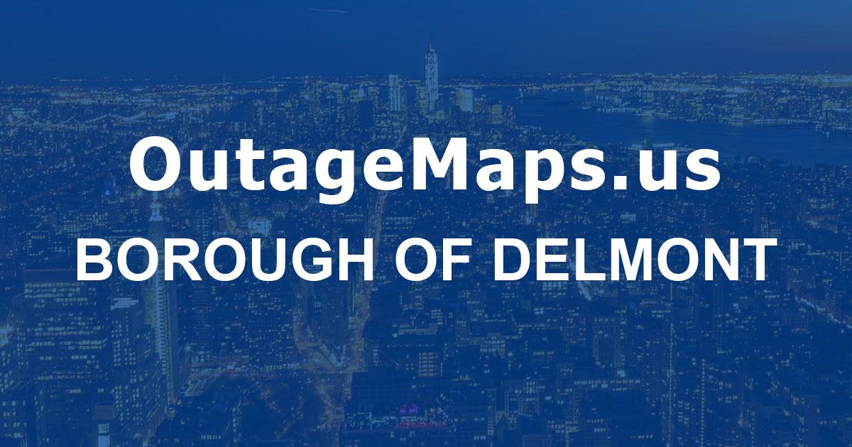 Borough of Delmont Power Outages Map