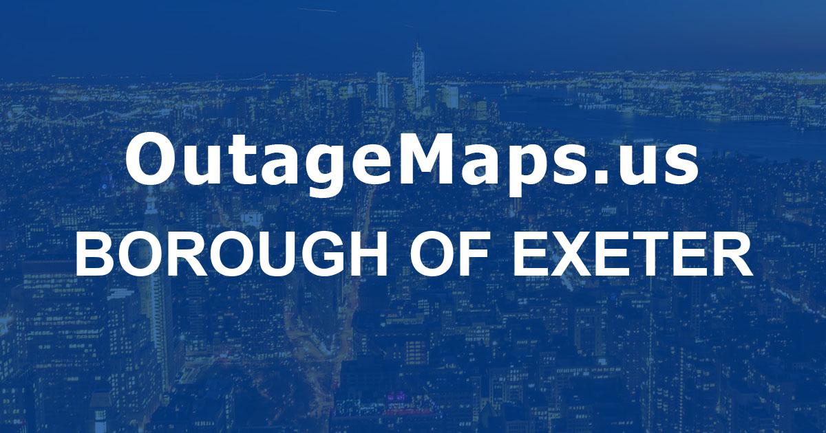 Borough of Exeter Power Outages Map