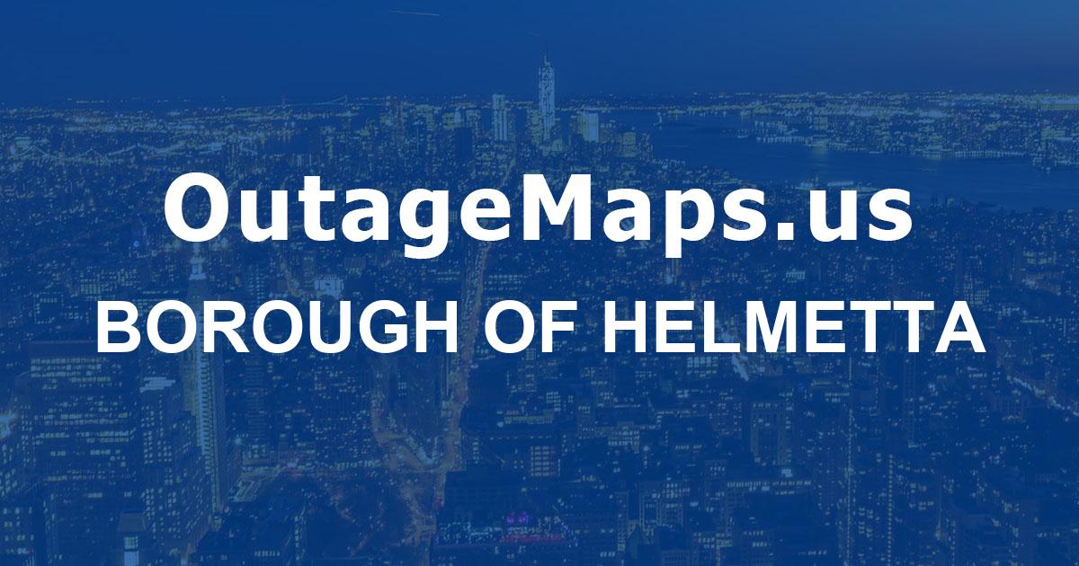 Borough of Helmetta Power Outages Map