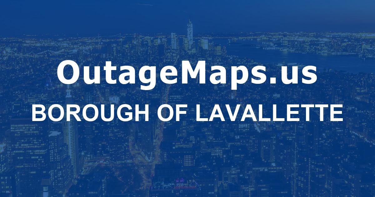 Borough of Lavallette Power Outages Map