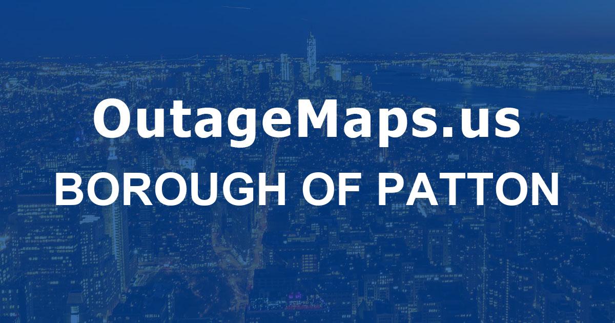 Borough of Patton Power Outages Map