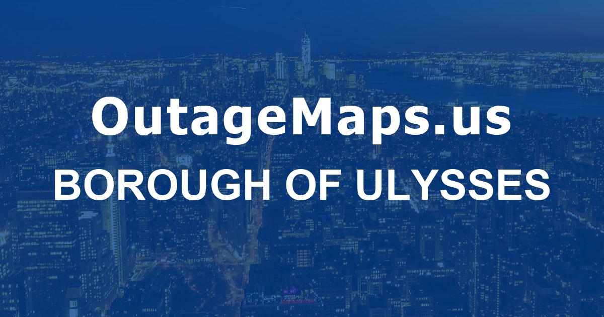 Borough of Ulysses Power Outages Map