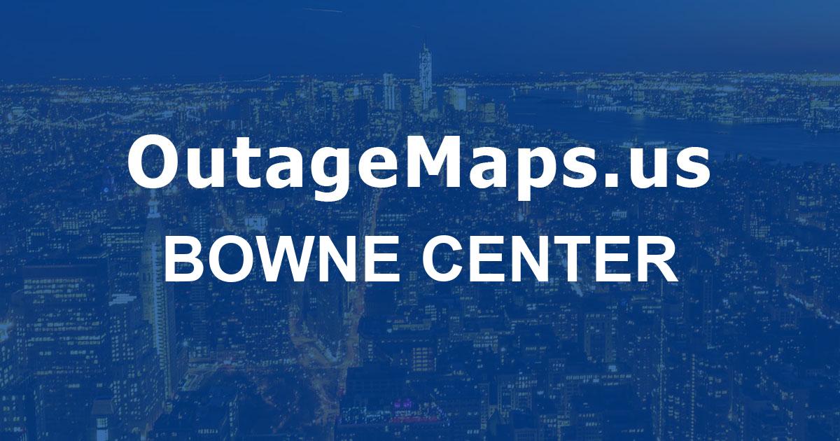 Bowne Center Power Outages Map