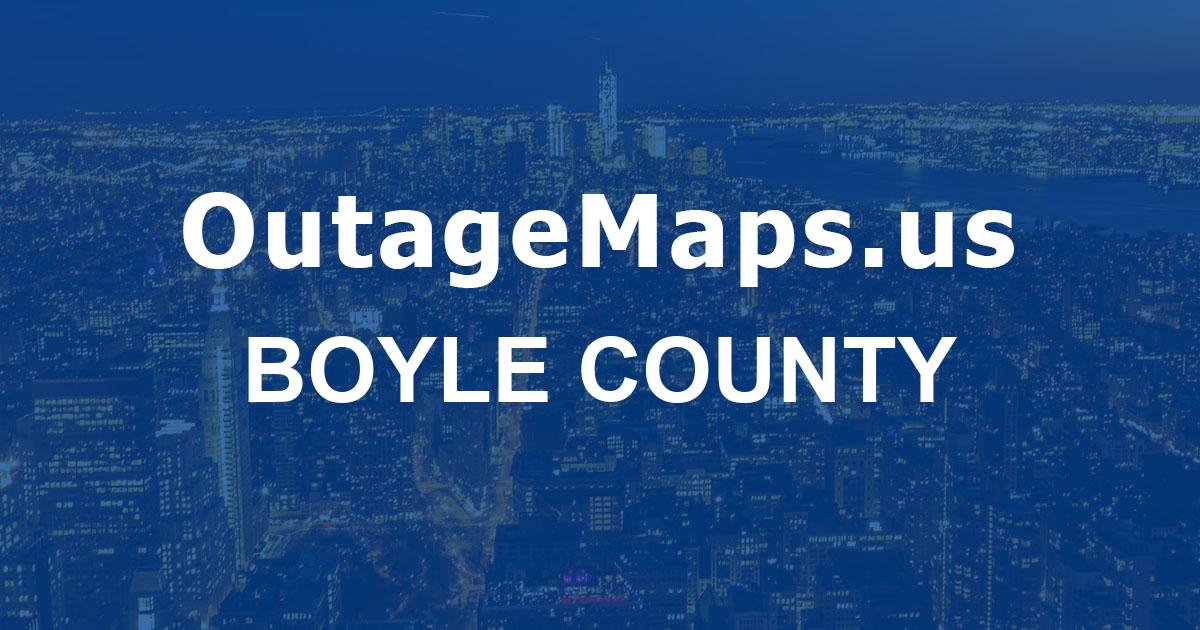 Boyle County Power Outages Map