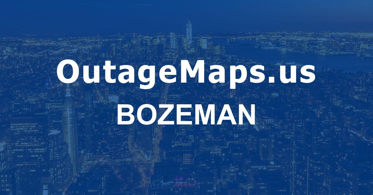 Bozeman Power Outages Map