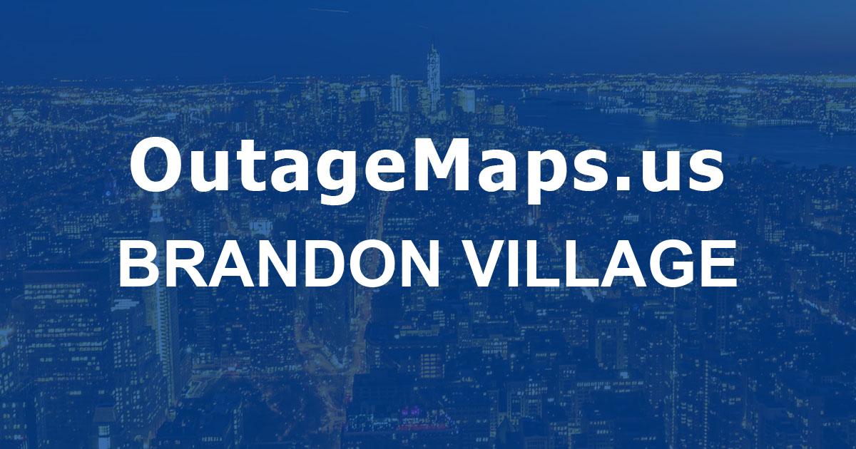 Brandon Village Power Outages Map