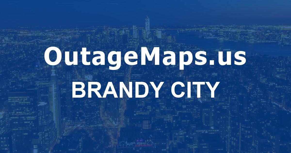 Brandy City Power Outages Map