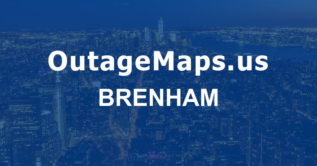 Brenham Power Outages Map