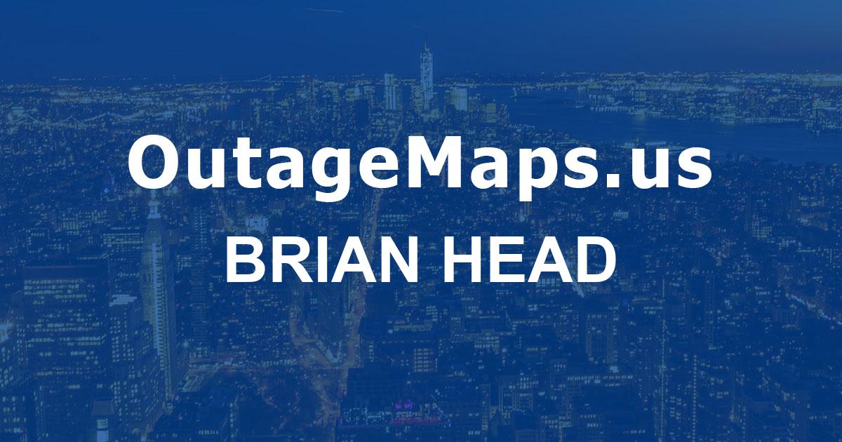 Brian Head Power Outages Map
