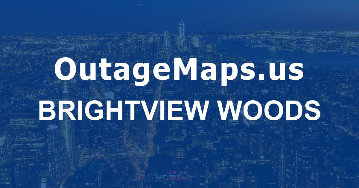 Brightview Woods Power Outages Map
