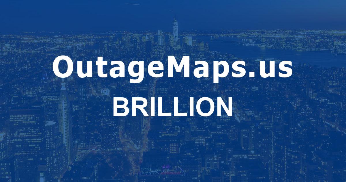 Brillion Power Outages Map