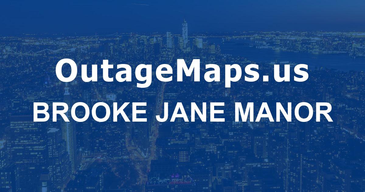 Brooke Jane Manor Power Outages Map