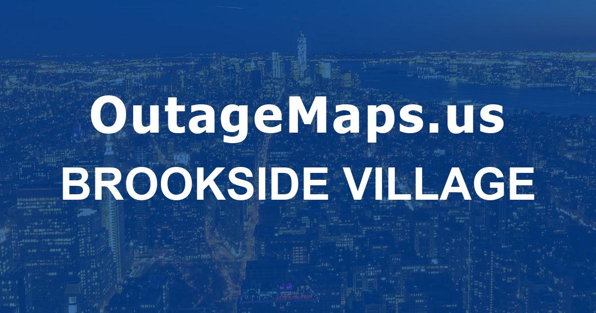 Brookside Village Power Outages Map