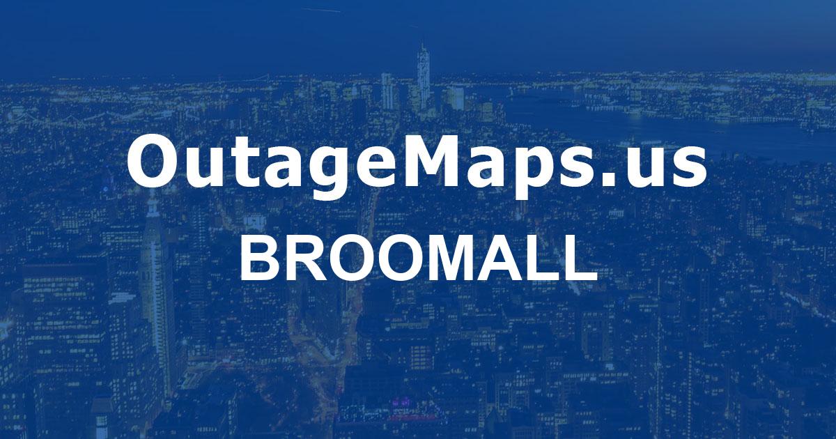 Broomall Power Outages Map