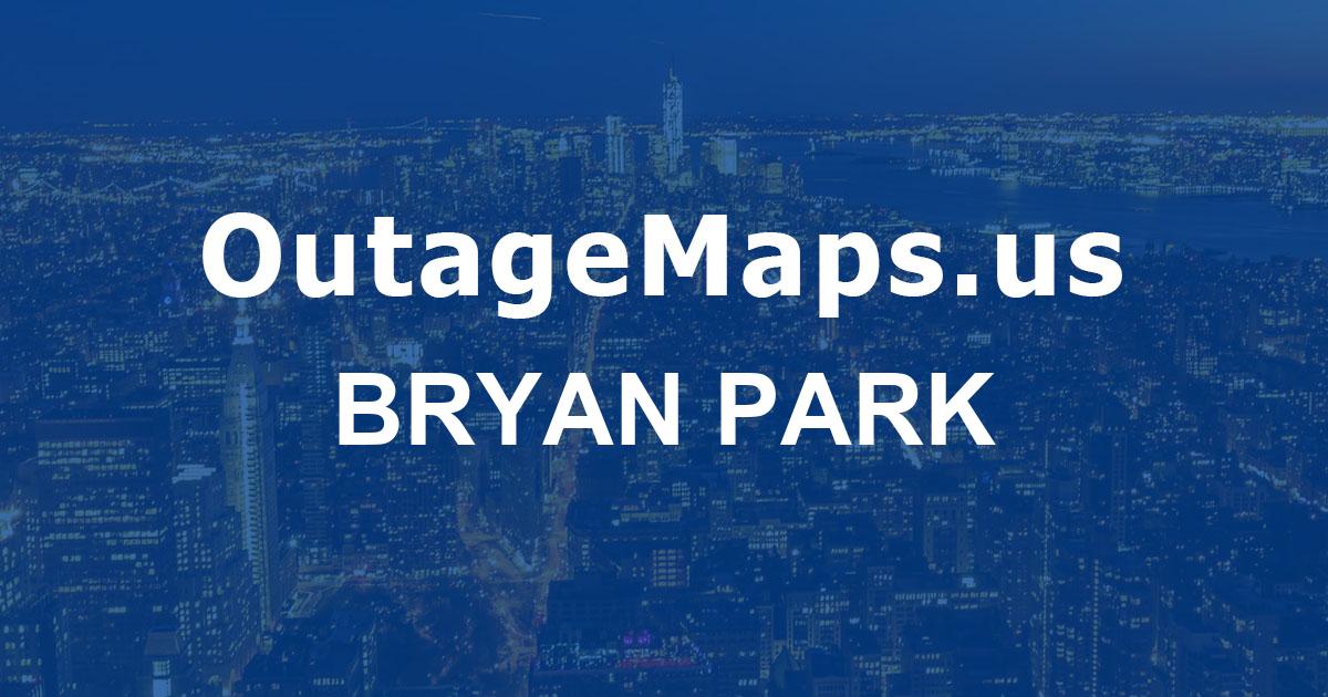 Bryan Park Power Outages Map