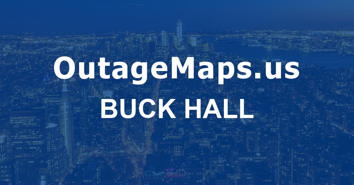 Buck Hall Power Outages Map