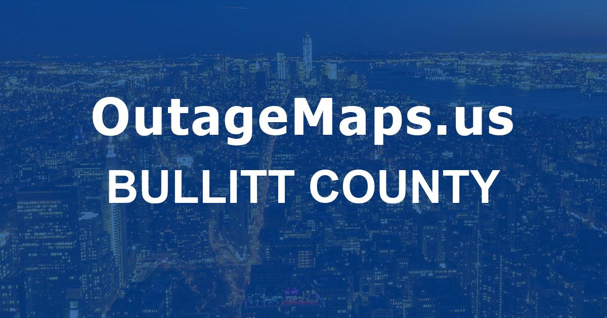 Bullitt County Power Outages Map