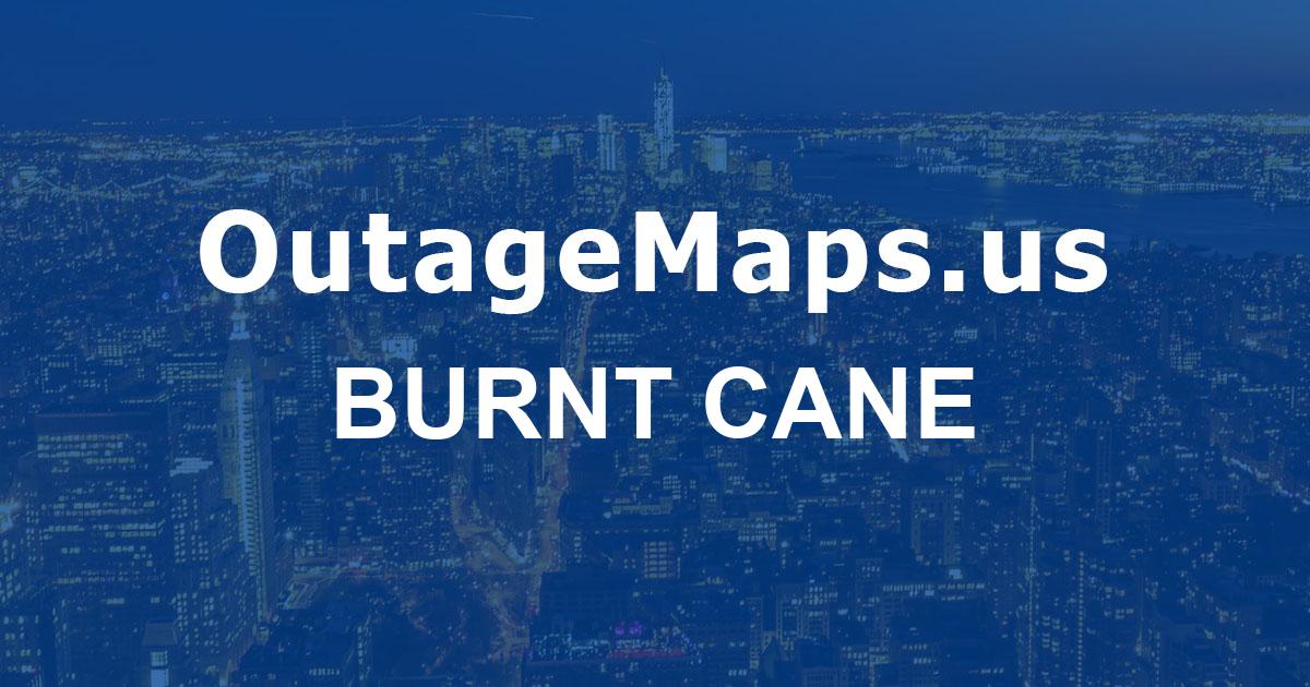 Burnt Cane Power Outages Map