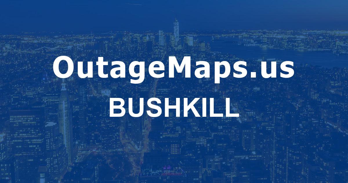 Bushkill Power Outages Map