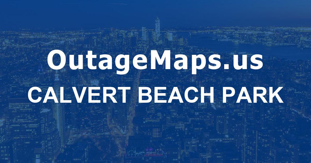 Calvert Beach Park Power Outages Map