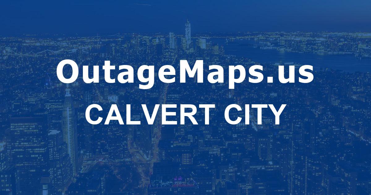 Calvert City Power Outages Map