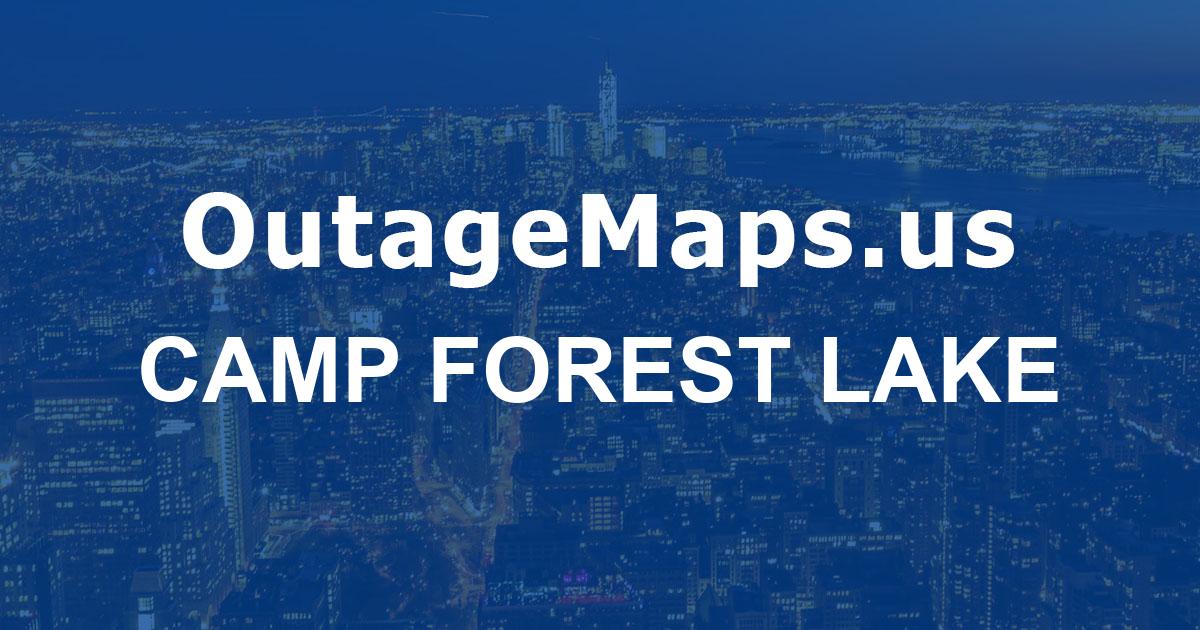 Camp Forest Lake Power Outages Map