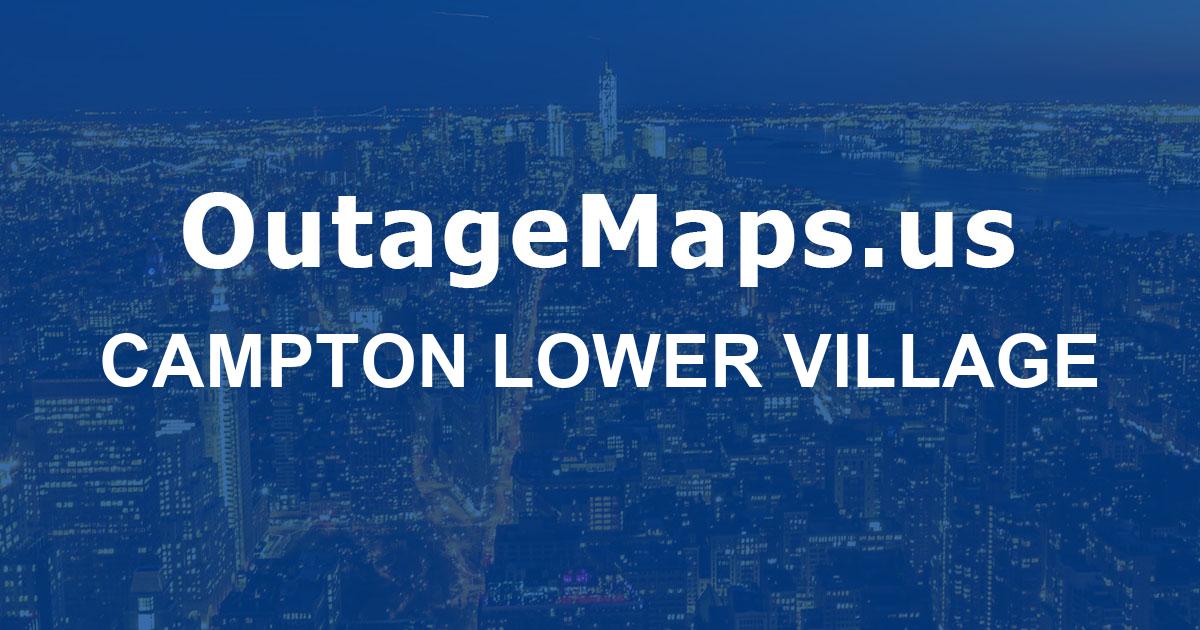 Campton Lower Village Power Outages Map