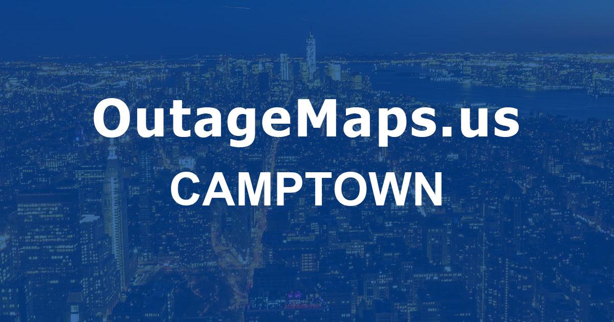 Camptown Power Outages Map