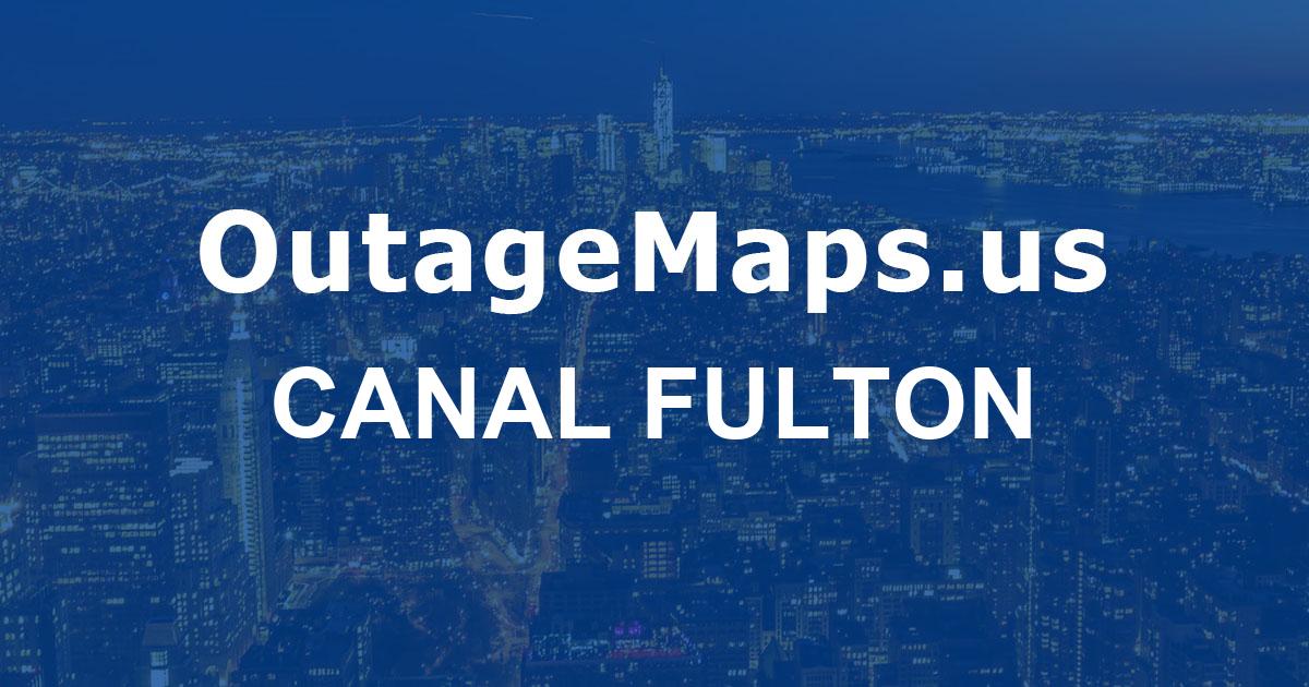 Canal Fulton Power Outages Map