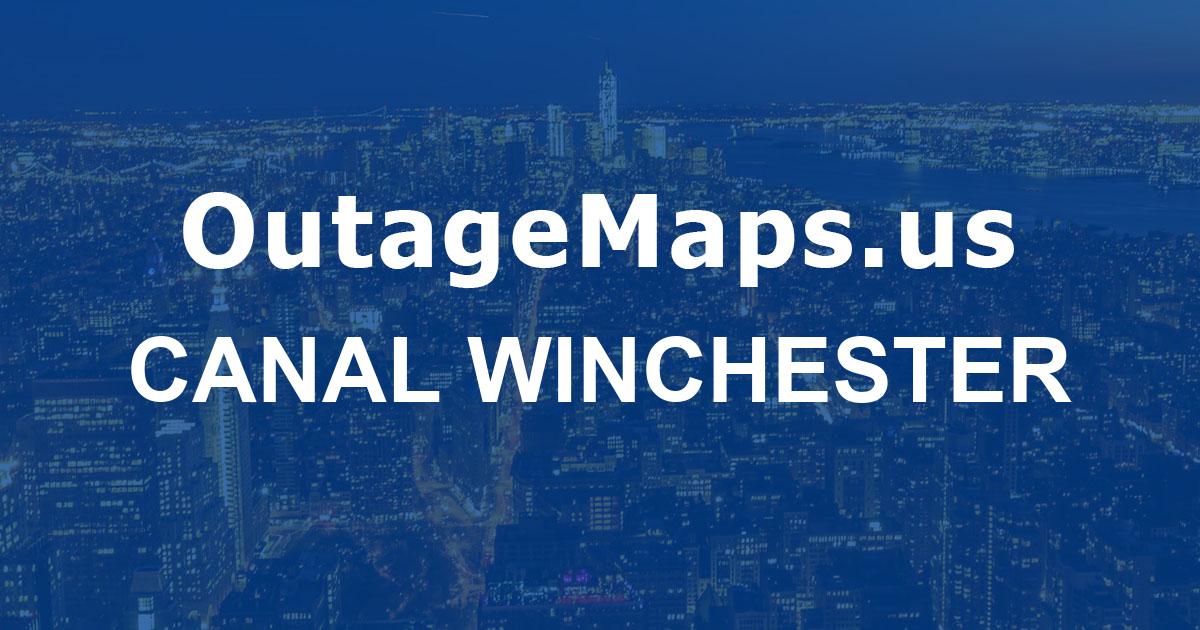 Canal Winchester Power Outages Map