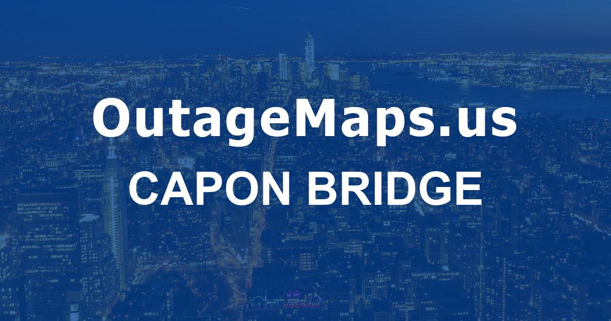 Capon Bridge Power Outages Map