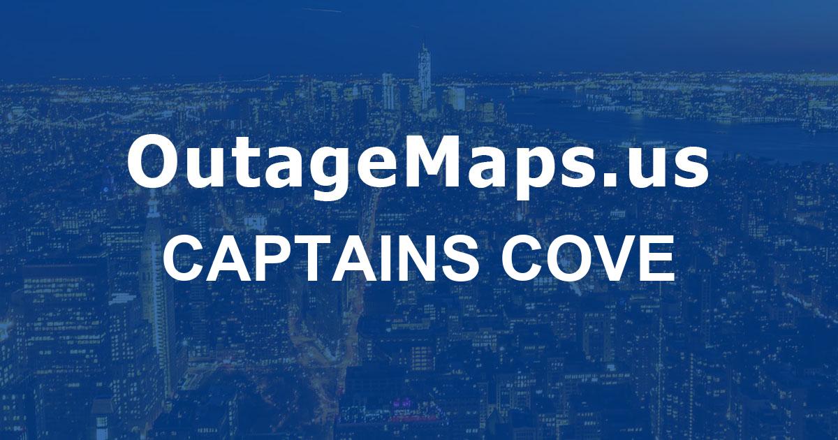Captains Cove Power Outages Map