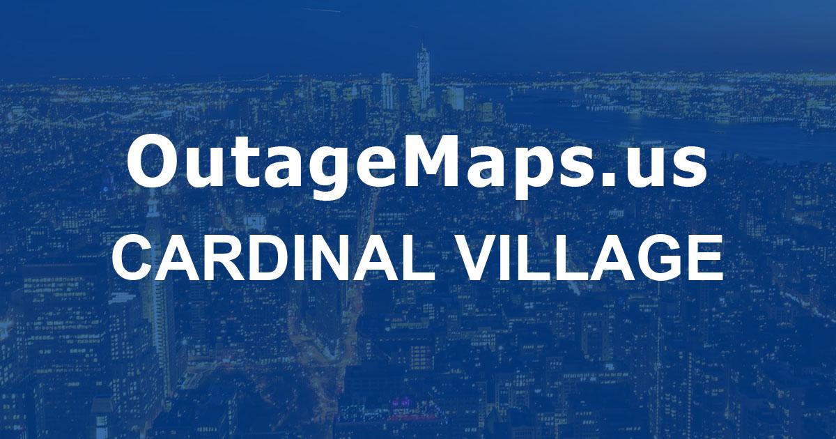 Cardinal Village Power Outages Map