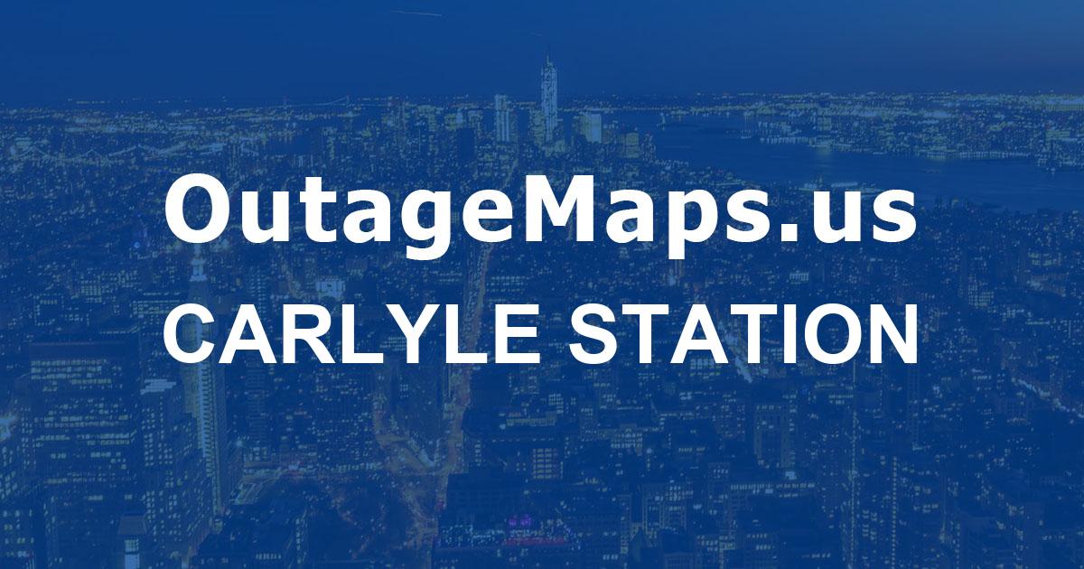 Carlyle Station Power Outages Map