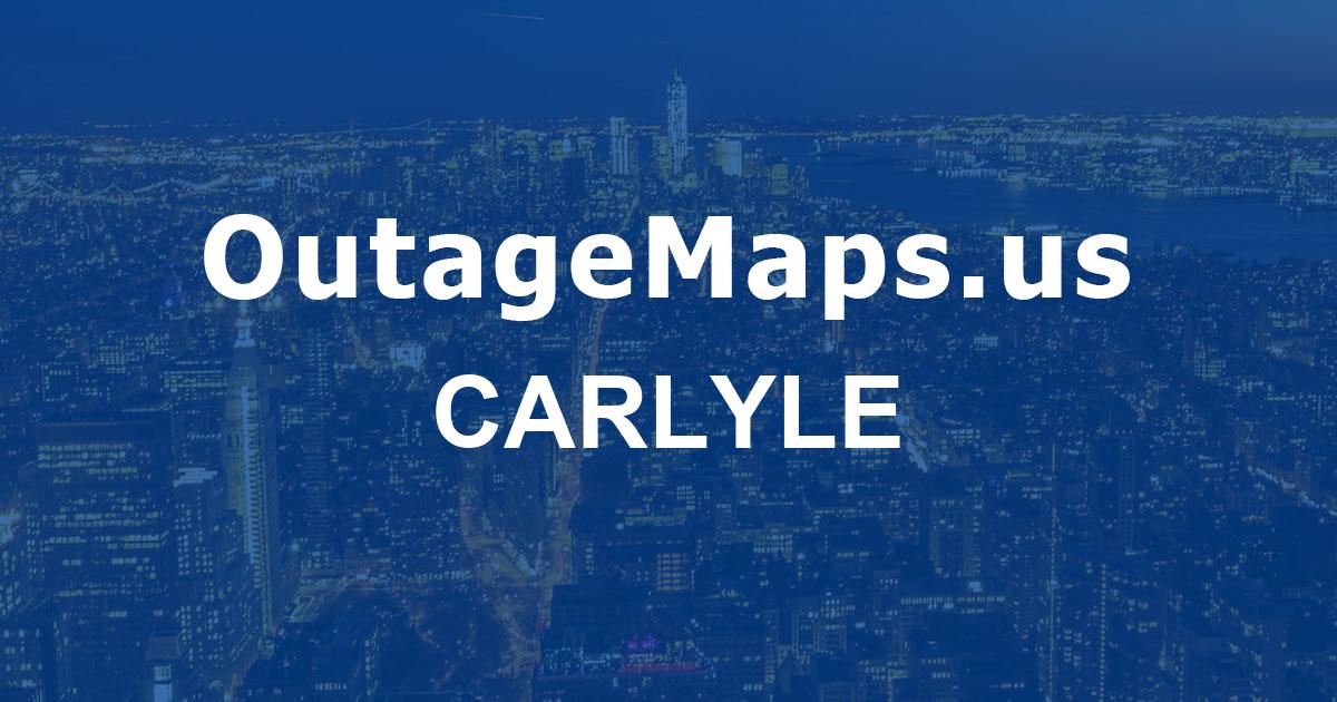 Carlyle Power Outages Map