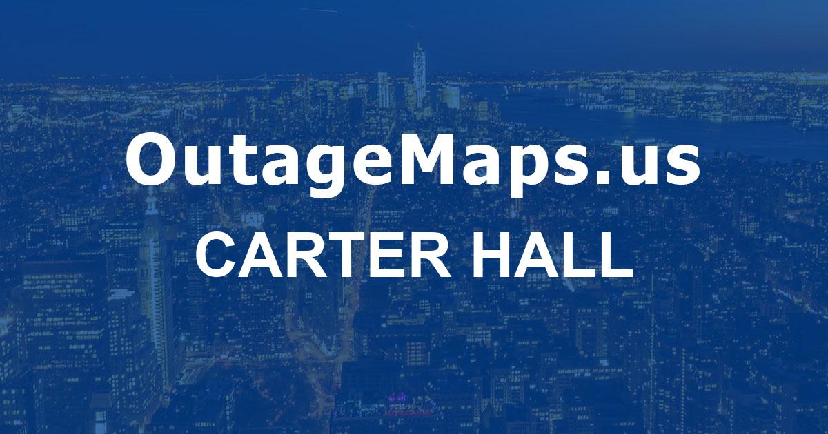 Carter Hall Power Outages Map