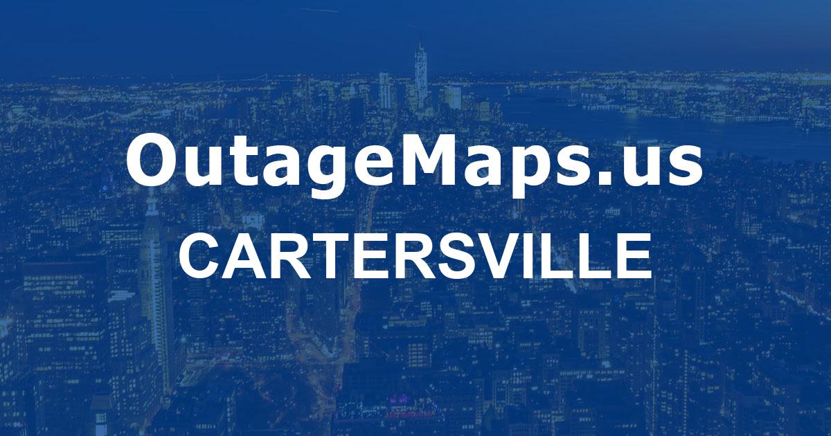 Cartersville Power Outages Map