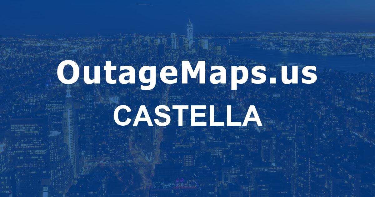 Castella Power Outages Map