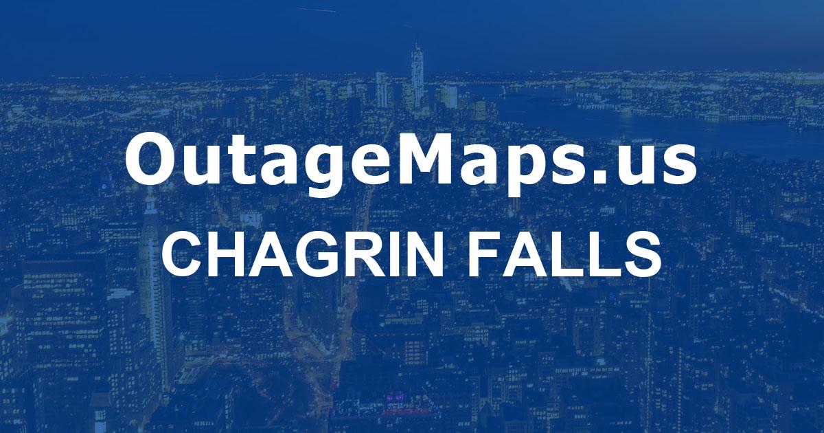 Chagrin Falls Power Outages Map