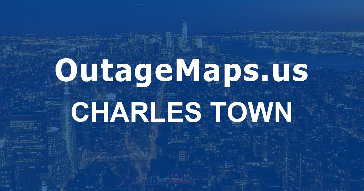 Charles Town Power Outages Map