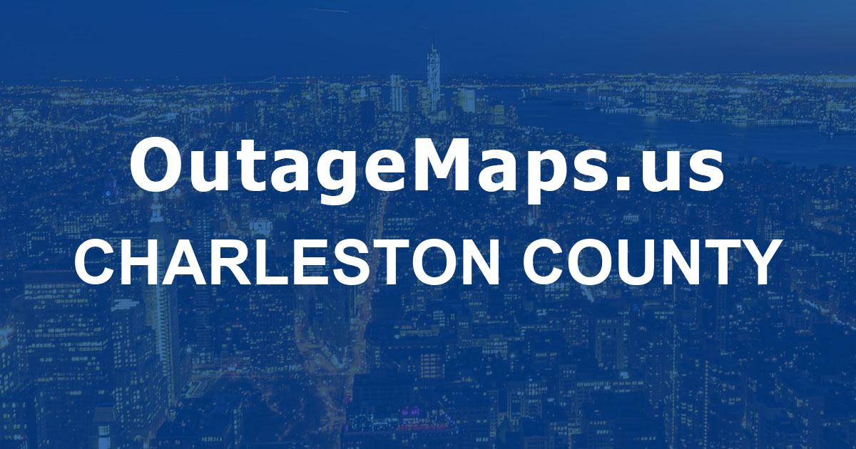 Charleston County Power Outages Map