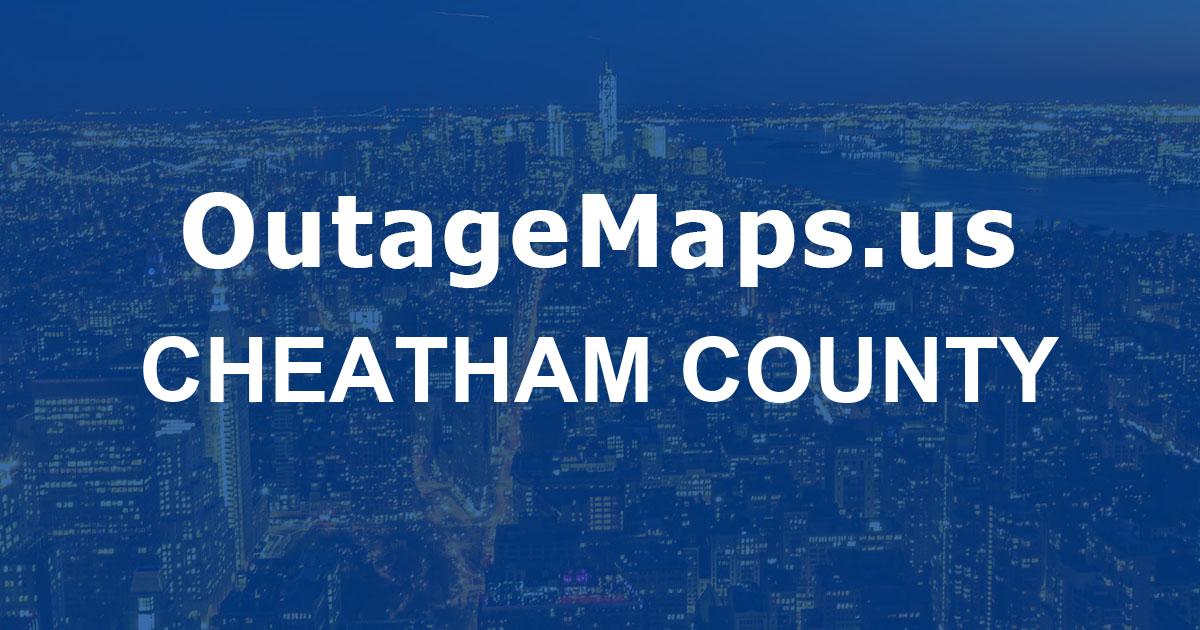 Cheatham County Power Outages Map