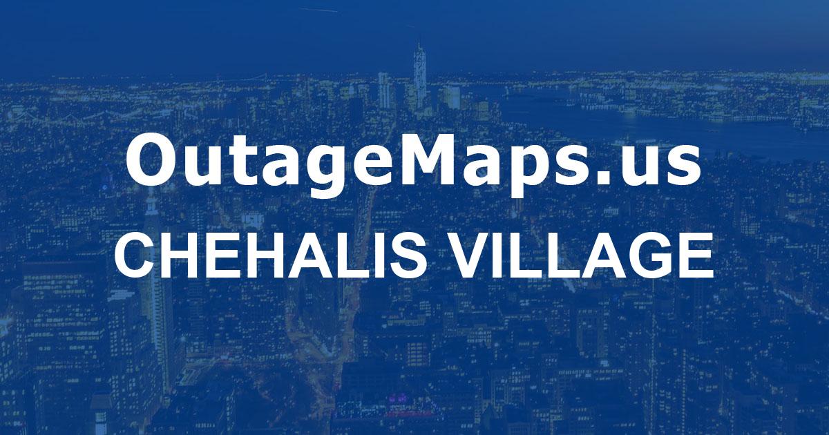 Chehalis Village Power Outages Map