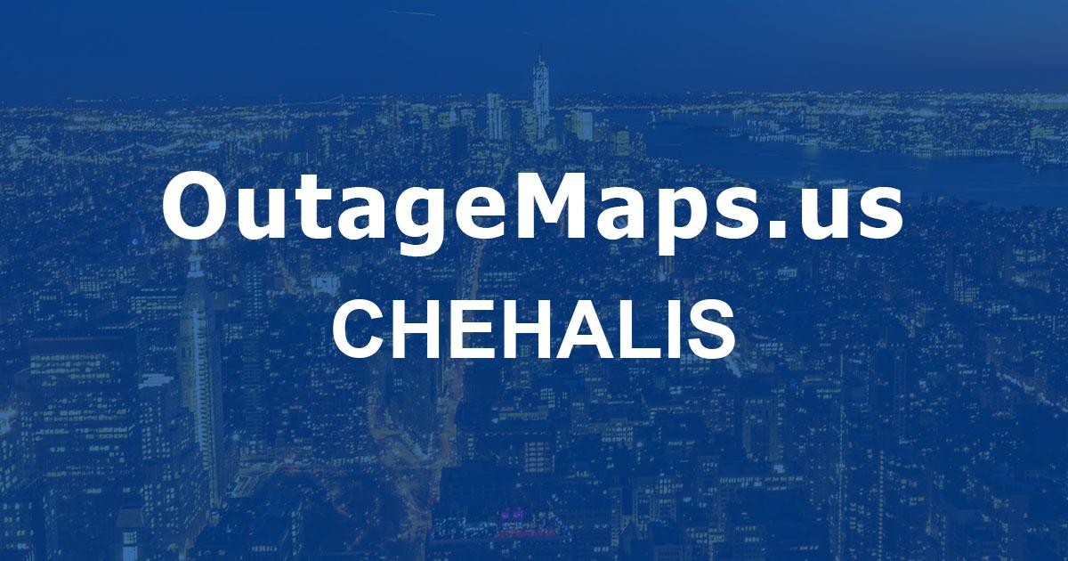 Chehalis Power Outages Map