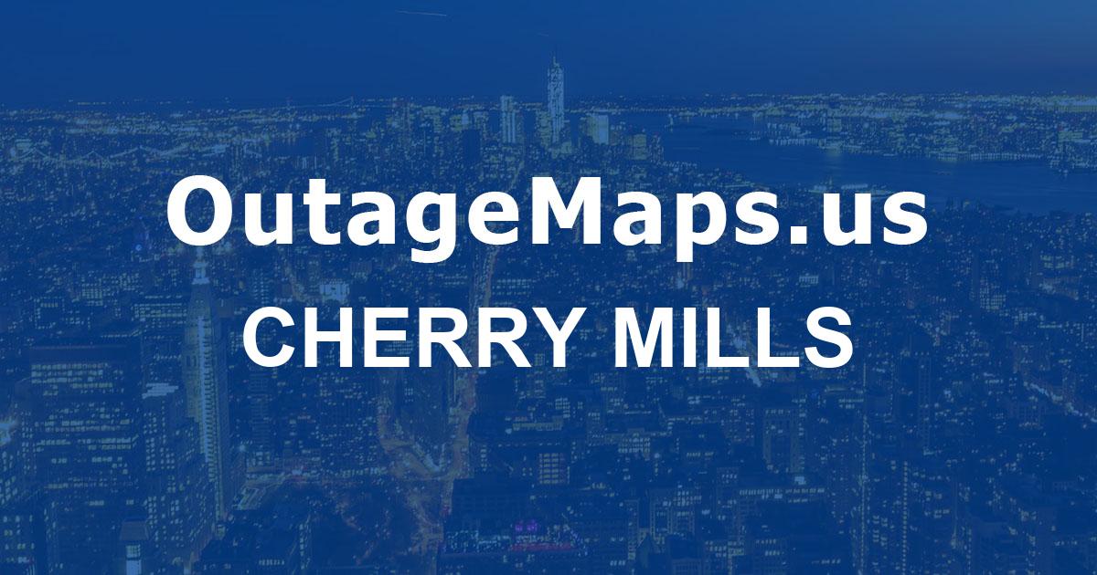 Cherry Mills Power Outages Map