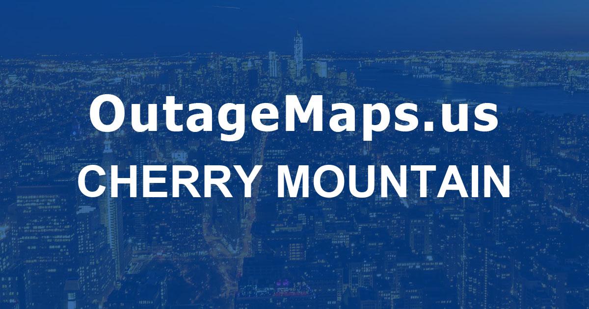 Cherry Mountain Power Outages Map