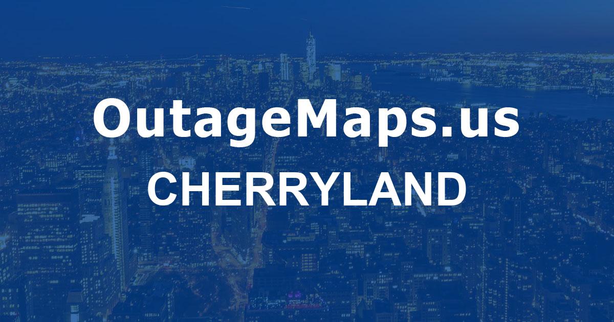 Cherryland Power Outages Map
