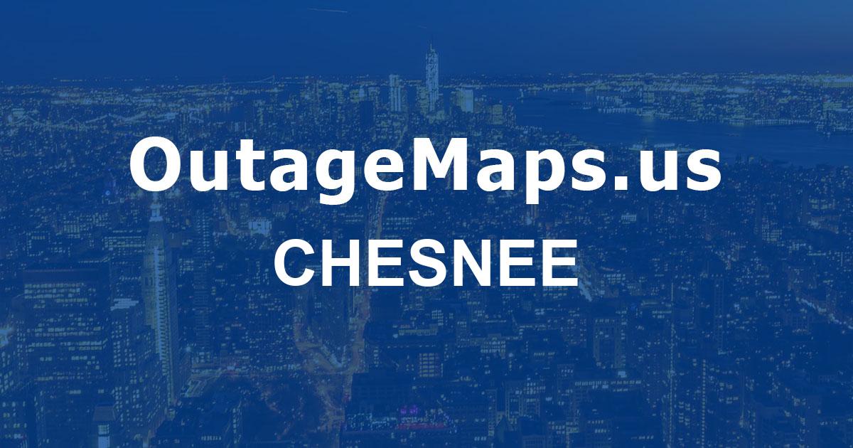 Chesnee Power Outages Map