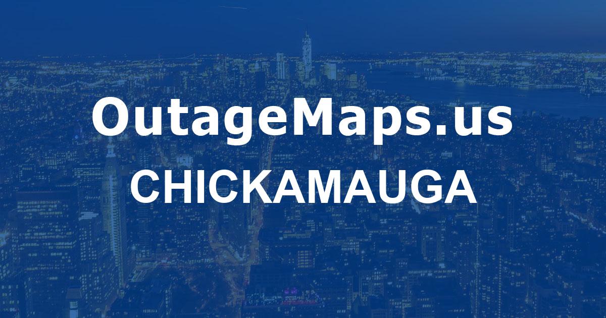 Chickamauga Power Outages Map
