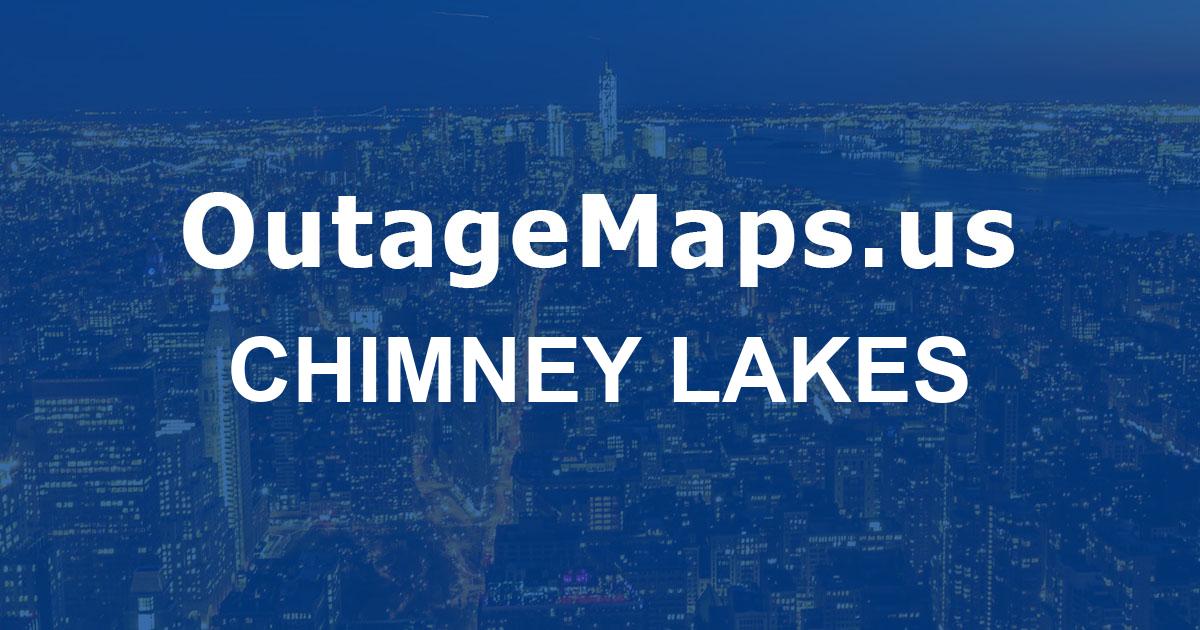 Chimney Lakes Power Outages Map